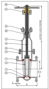 Rising Spindle Sluice Valve - Thorat Valves